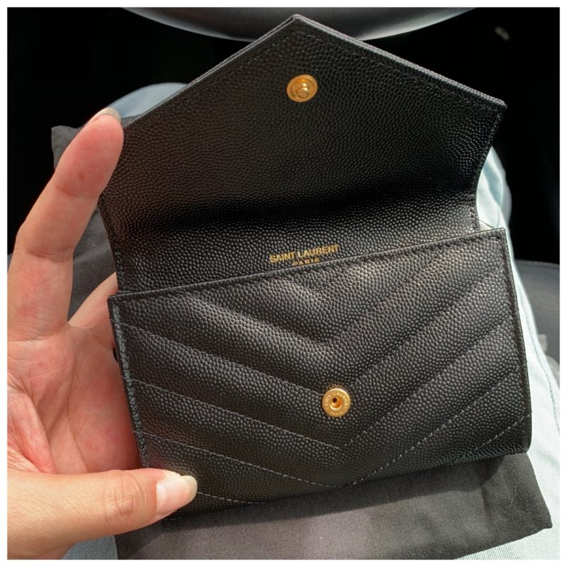YSL Monogram Envelope Wallet